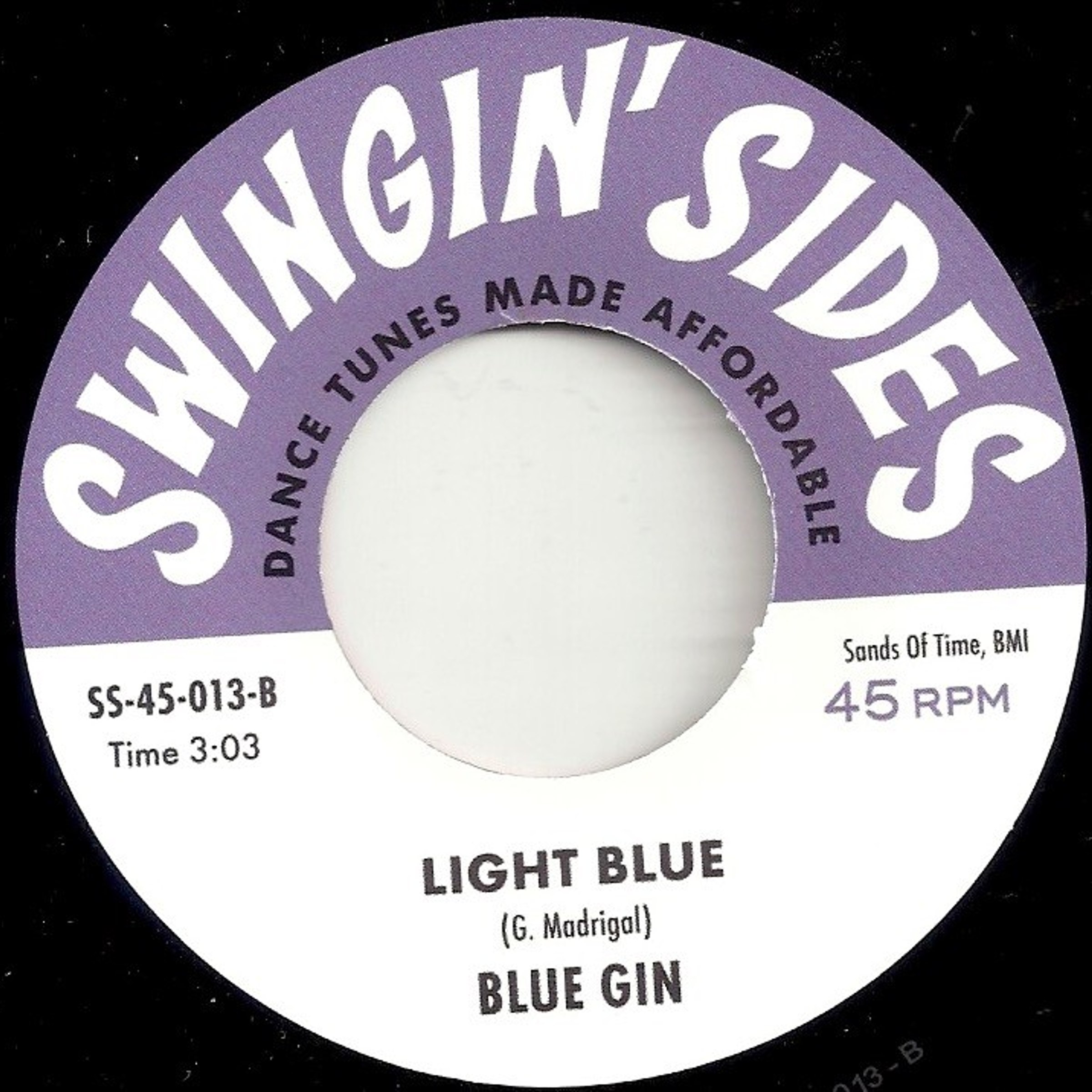 LOS ROCKIN' DEVILS / BLUE GIN - Murmillo (hush)/light blue 7 ...
